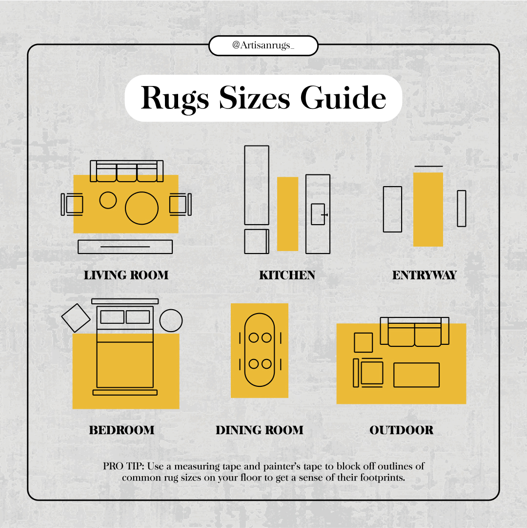Choosing the Perfect Rugs Size — A Guide by Artisan Rugs - Artisan Rugs